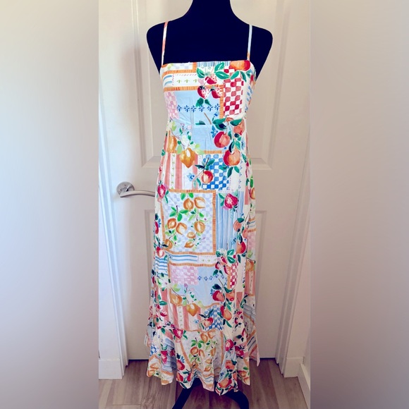 Paper Heart | Dresses | Nwt Paper Heart Fruit Patchwork Maxi Dress S ...